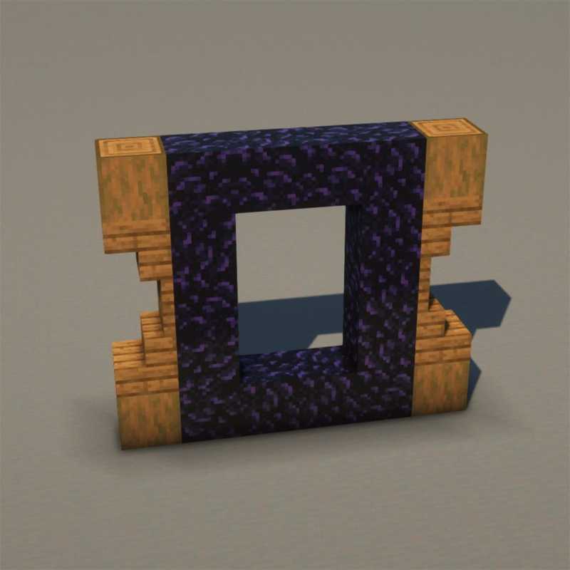 Kakitho’s Rustic Nether Portal – Build It