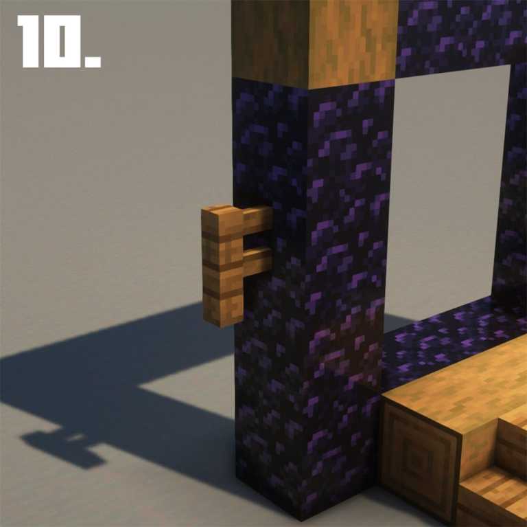 Overgrown Rustic Nether Portal – Build It