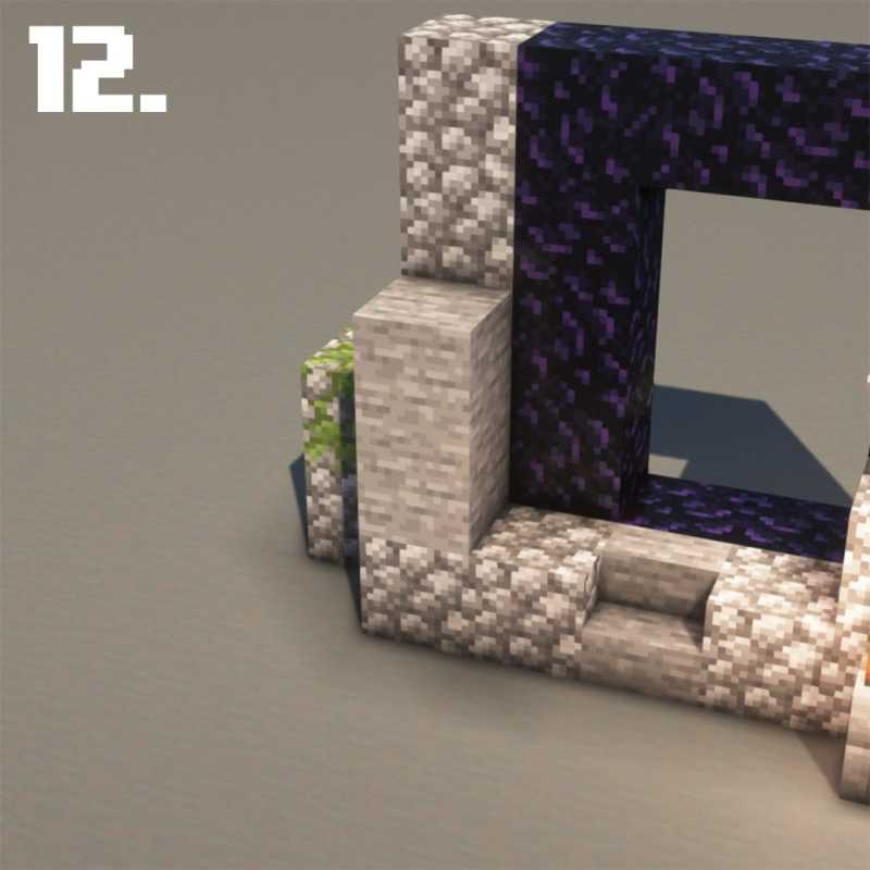 Overgrown Decayed Nether Portal – Build It