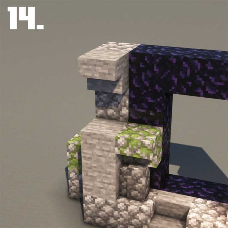 Overgrown Decayed Nether Portal – Build It