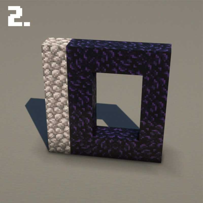 Overgrown Decayed Nether Portal – Build It