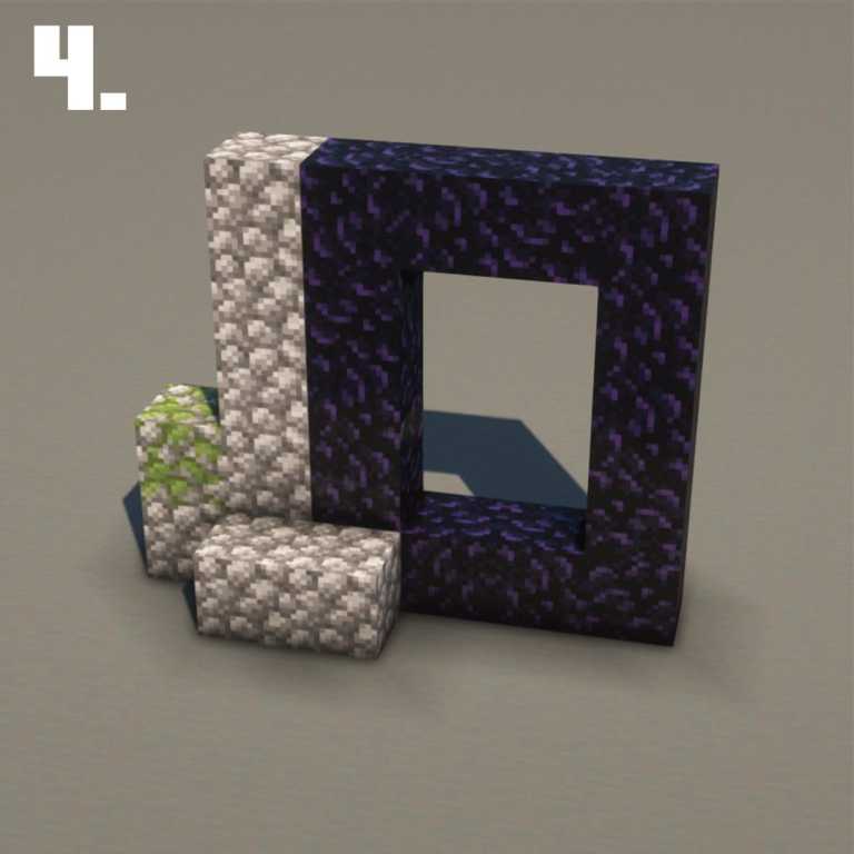 Overgrown Decayed Nether Portal – Build It