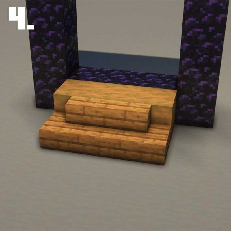 Overgrown Rustic Nether Portal – Build It