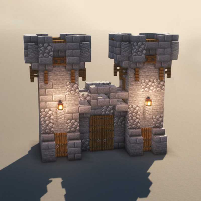 Medieval Stone Wall & Gate Page 2 – Build It