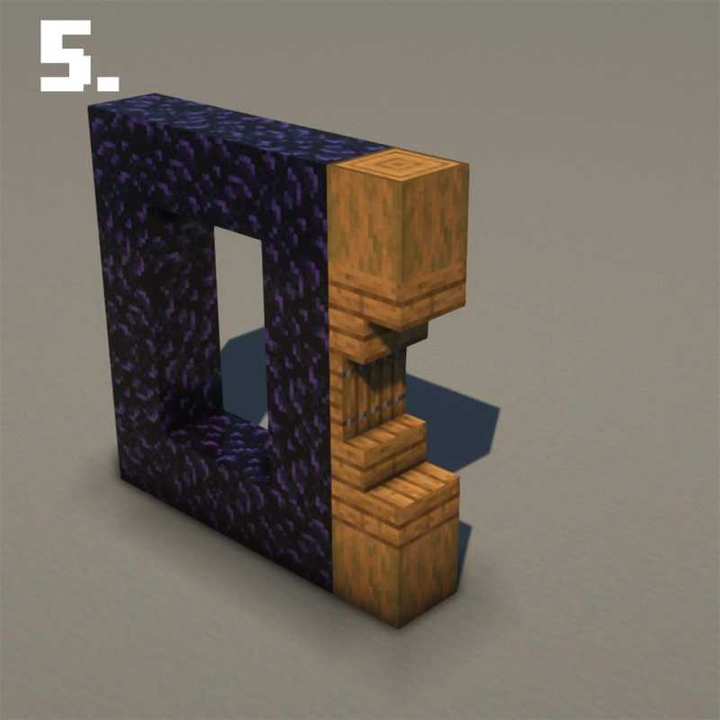 Kakitho’s Rustic Nether Portal – Build It