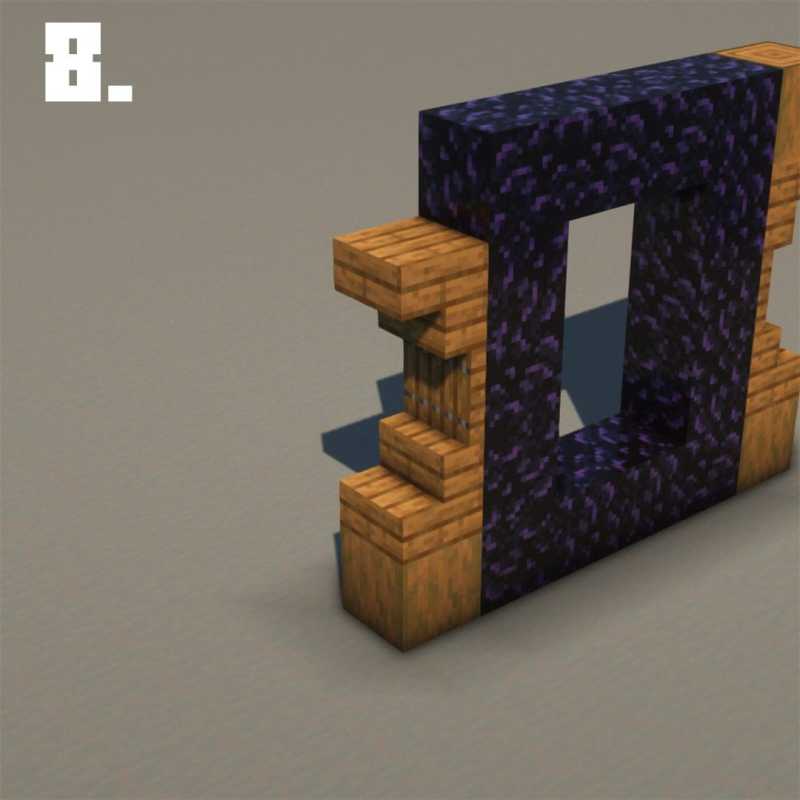 Kakitho’s Rustic Nether Portal – Build It