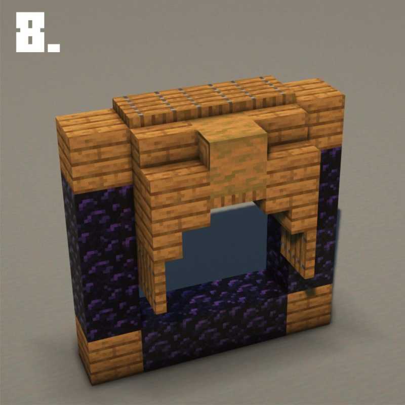 Rustic Style Nether Portal – Build It