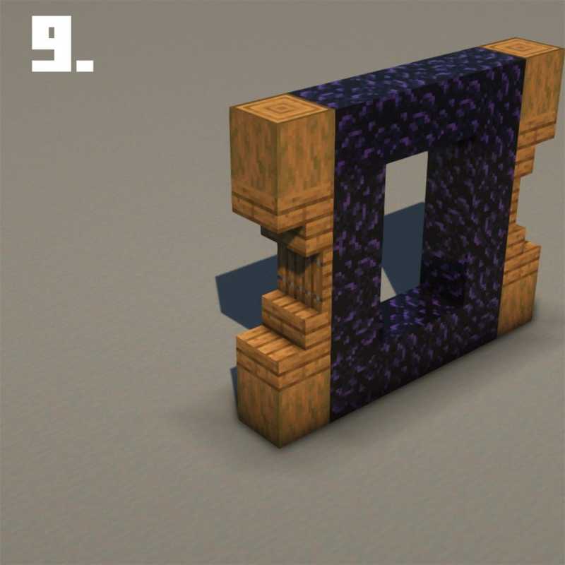 Kakitho’s Rustic Nether Portal – Build It