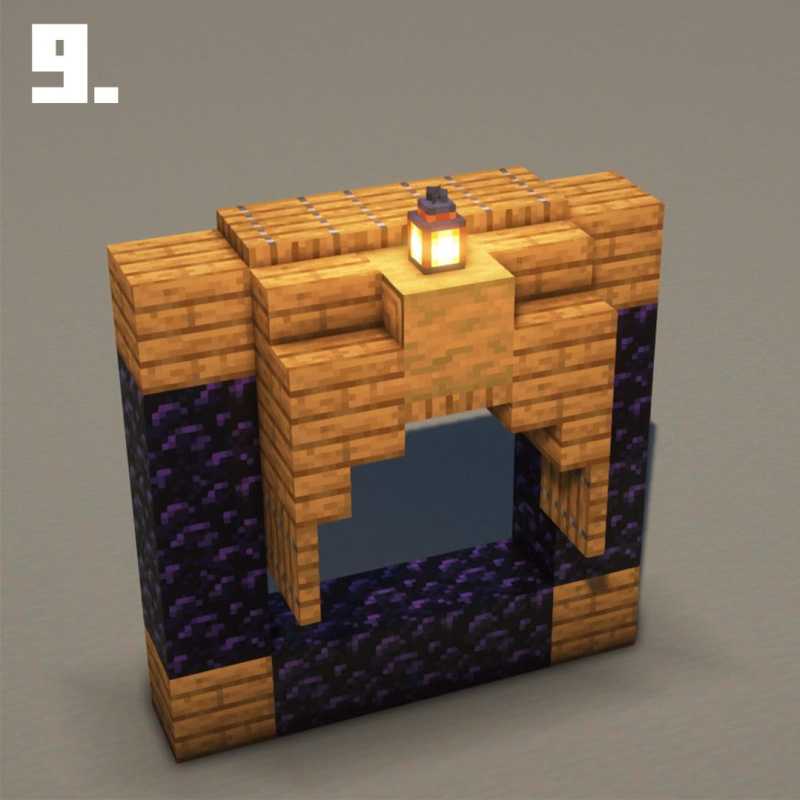 Rustic Style Nether Portal – Build It