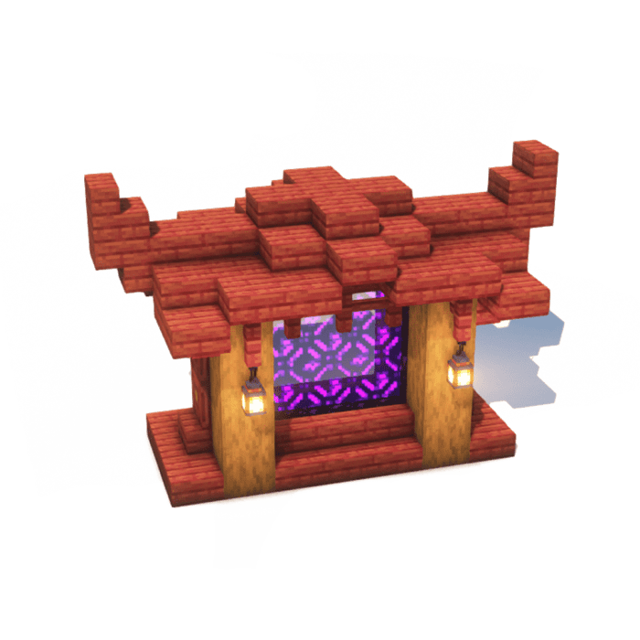 Small Mangrovian Nether Portal – Build It