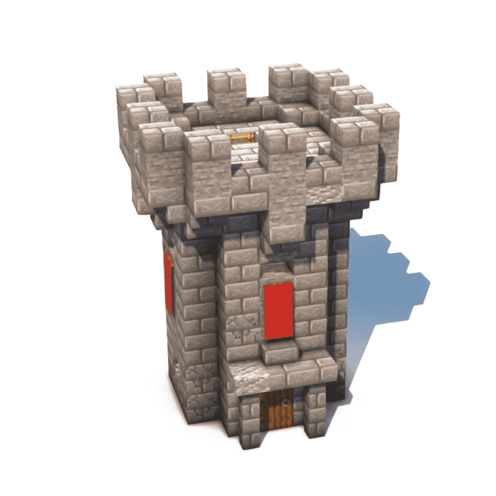 Small Stone Brick Medieval Tower – Build It